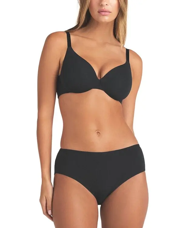 SKIMS Everyday Cotton Full Coverage Bra - Onyx