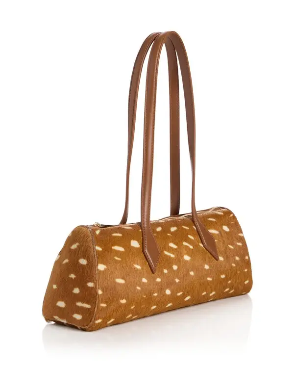 REFORMATION Sofia East West Calf Hair Shoulder Bag