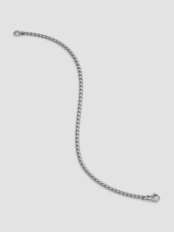 David Yurman Sculpted Cable Chain Bracelet In Sterling 2.7mm