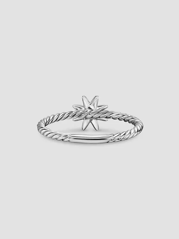 David Yurman Petite Starburst Ring In Sterling