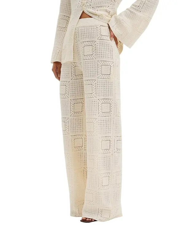 MALINA Aleya Wide Crochet Pants