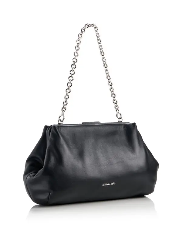 Michael Kors Goldie Leather Clutch