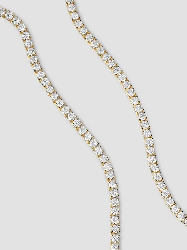 David Yurman Mini Tennis Necklace In 18k Yellow Gold