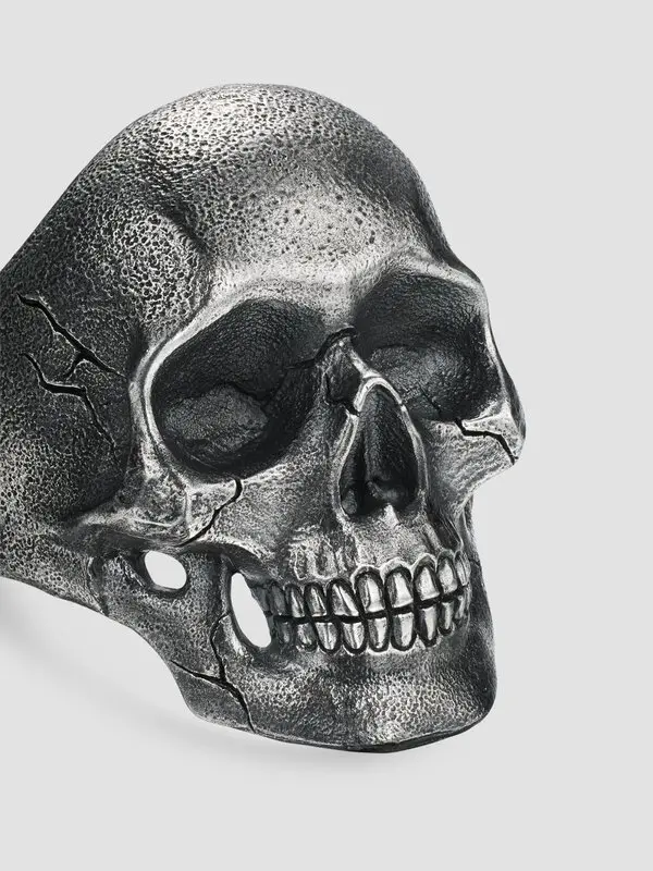 David Yurman Meto Mori Skull Ring In Sterling 30.5mm