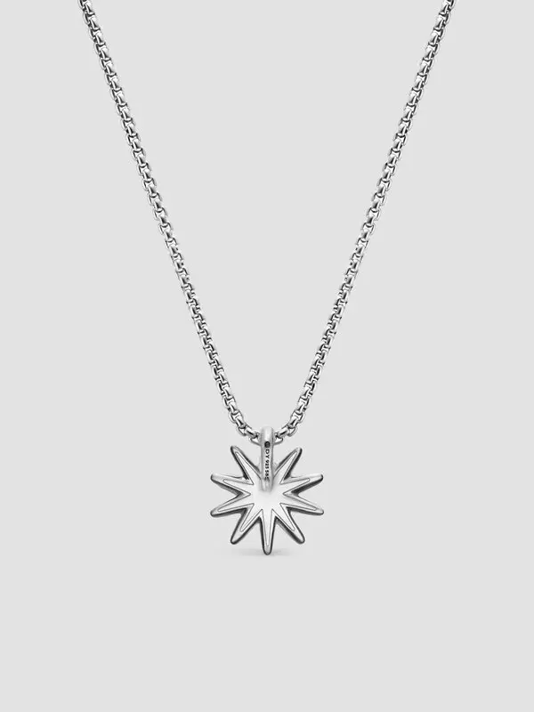 David Yurman Starburst Station Necklace In Sterling Silver