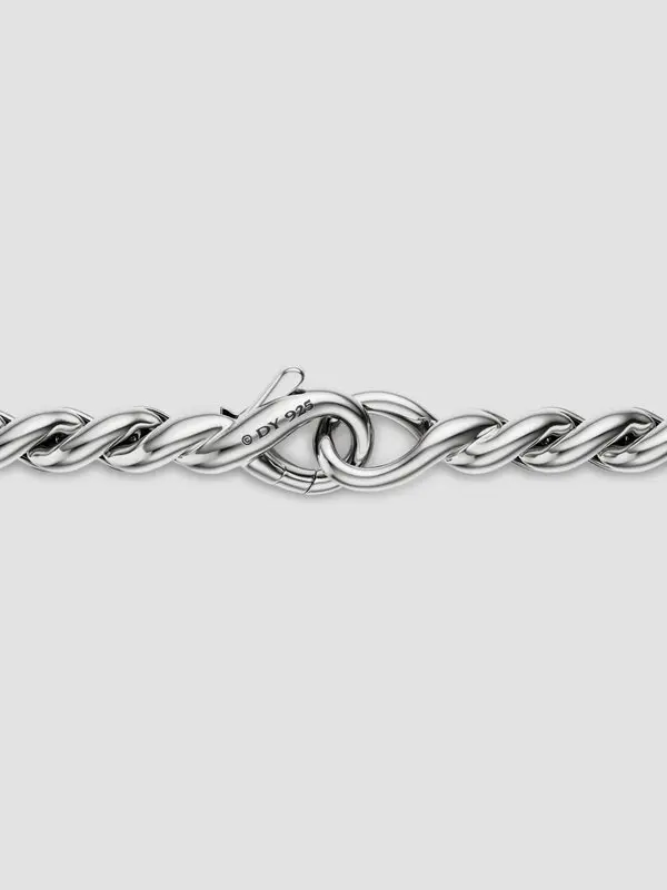 David Yurman Sculpted Cable Chain Necklace In Sterling 3.7mm