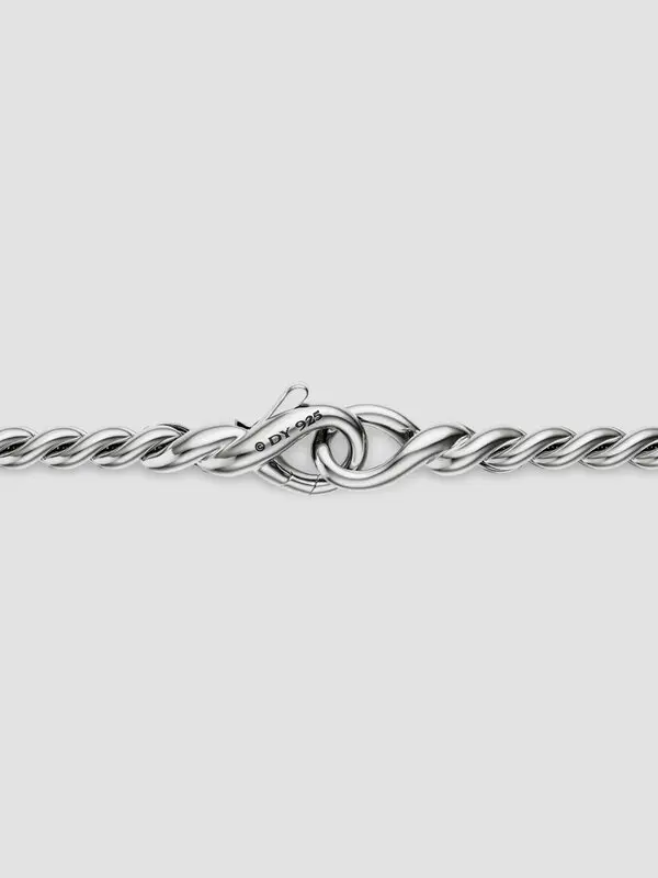 David Yurman Sculpted Cable Chain Necklace In Sterling 2.7mm