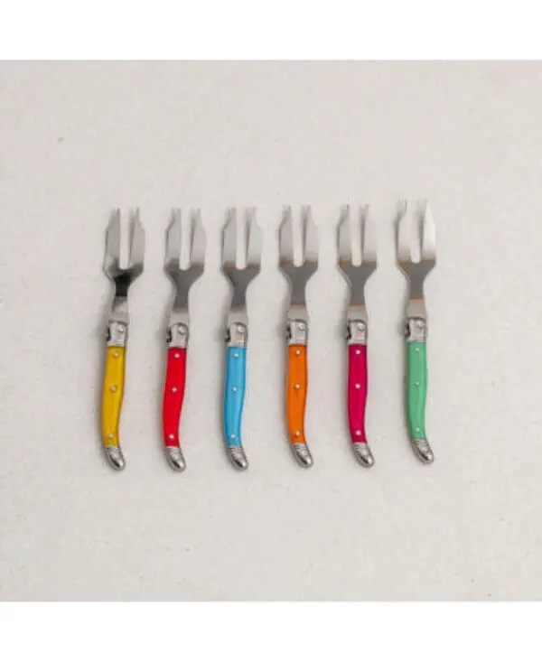 LAGUIOLE Mini Cheese Forks, Set Of 6