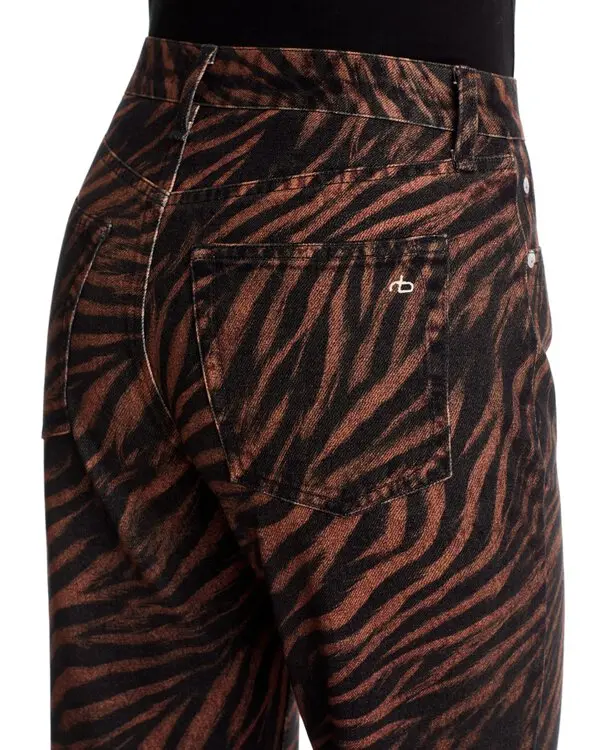 Rag & Bone Miramar Printed Ankle Jeans