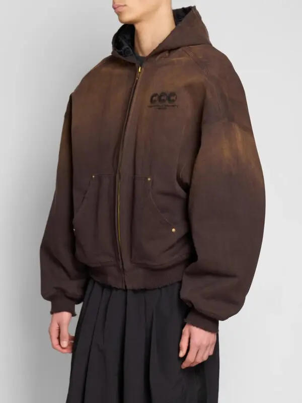 WILLY CHAVARRIA Workwear Zip-up Hoodie