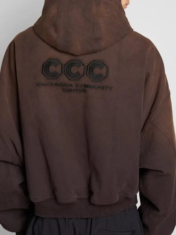 WILLY CHAVARRIA Workwear Zip-up Hoodie