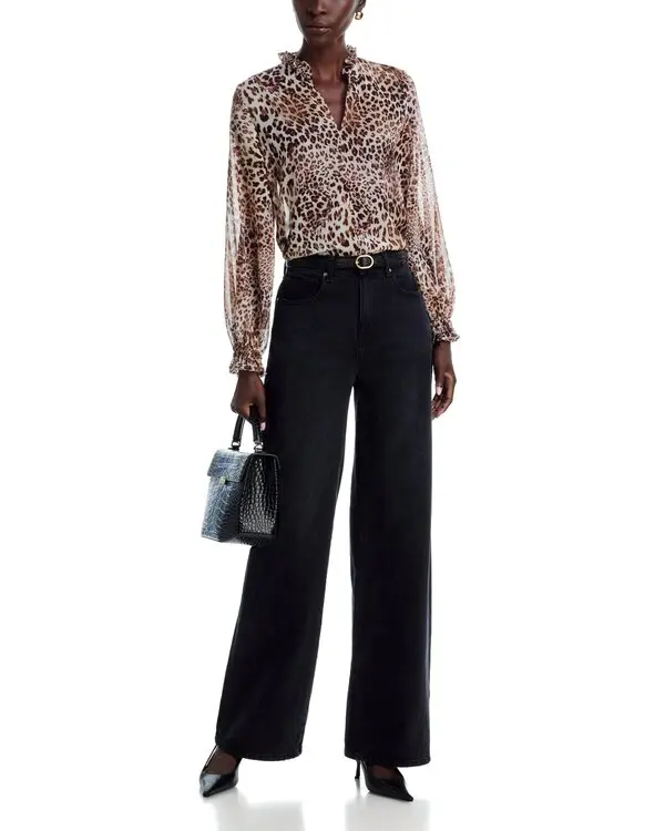 EMME Georgette Split Neck Blouse