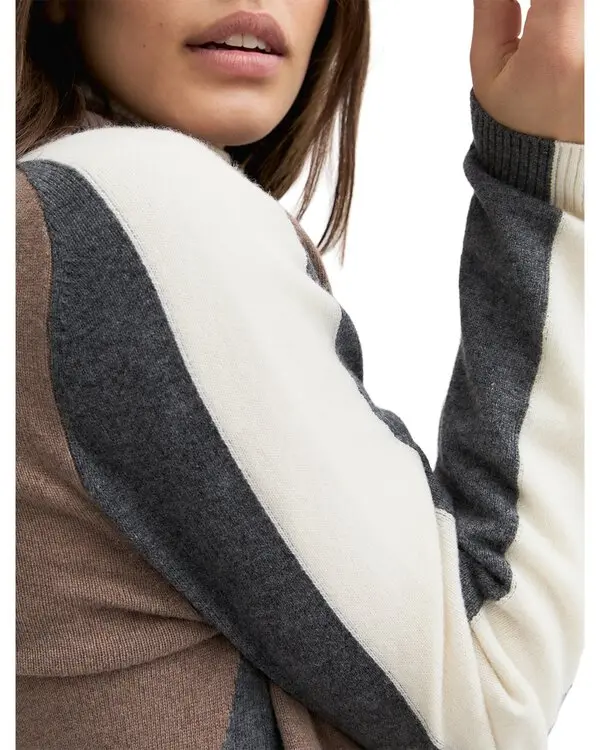 EMME Wool & Cashmere Colorblocked Turtleneck Sweater Exclusive