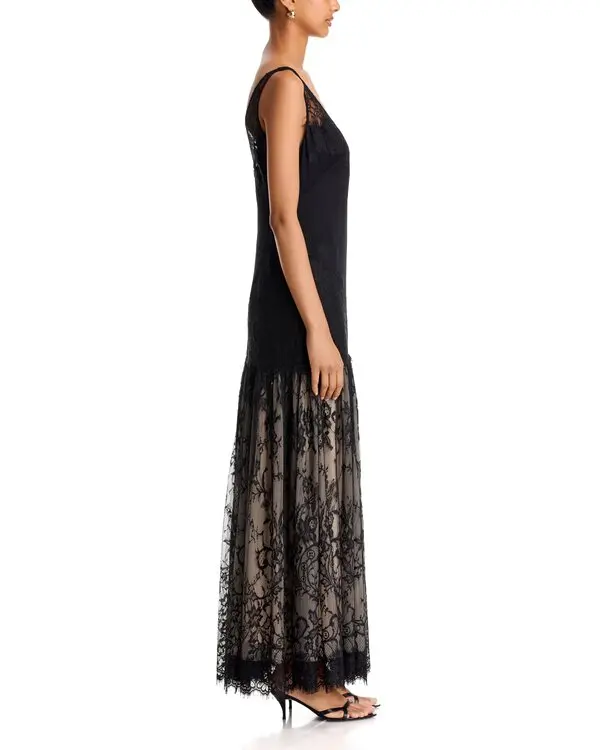 UNGARO Blair Lace Maxi Dress