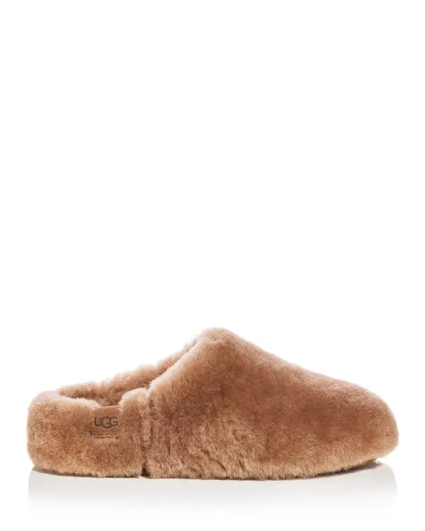 UGG Elea Sheepskin Slippers - Light Bronze