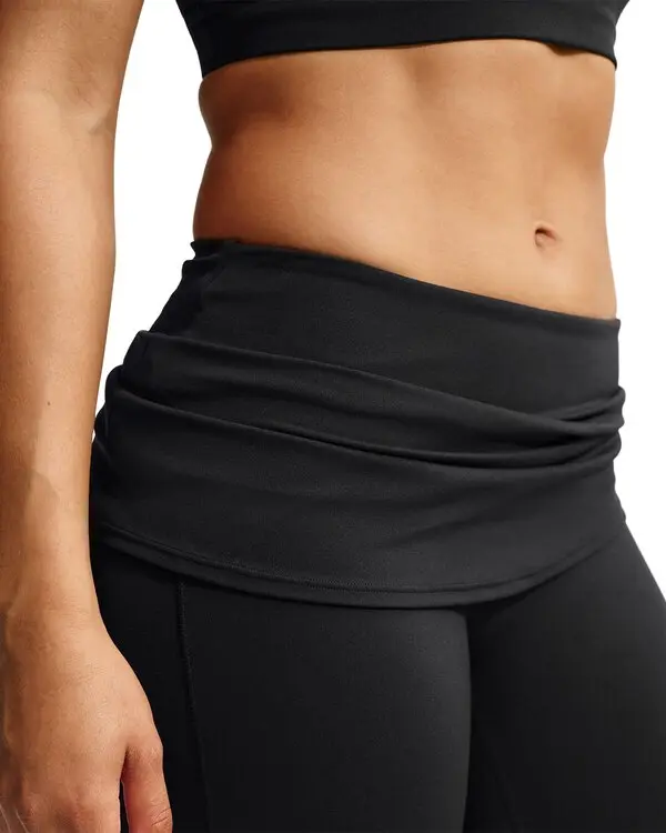 Nike Zenvy Dri-fit Mid Rise Pants With Layered Skirt