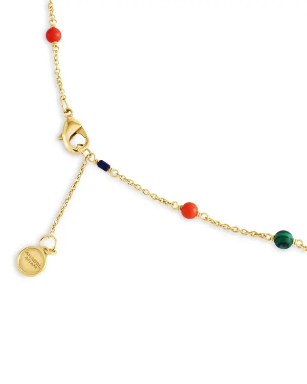 ANABEL ARAM Milos Natural Stone Collar Necklace, 16-17