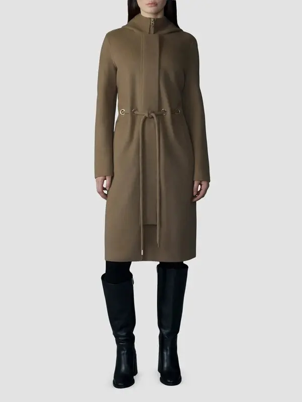 Mackage Blithe Hooded Wool Coat