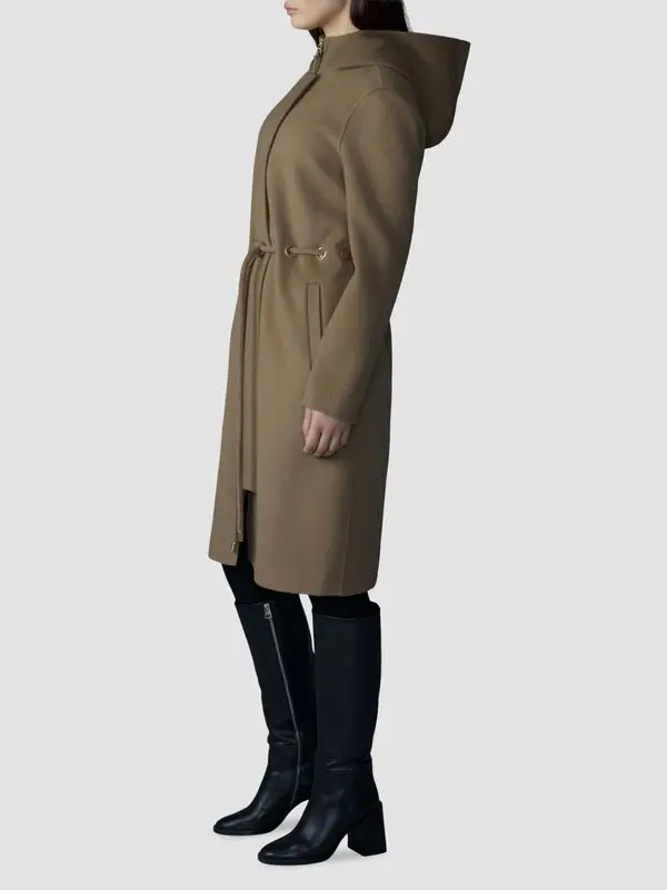 Mackage Blithe Hooded Wool Coat