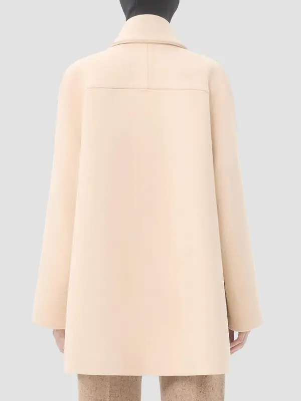 Valentino Garavani Wool Drape Peacoat