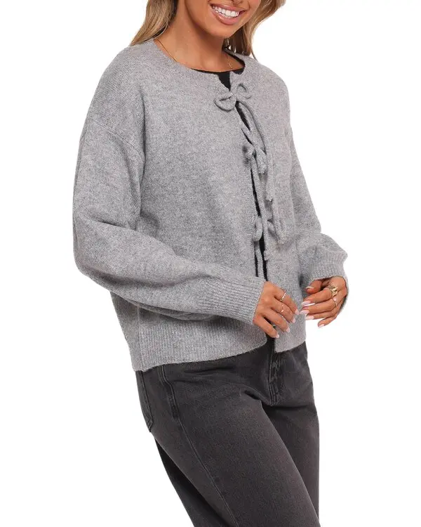 PETAL AND PUP Neri Bow Tie Front Cardigan