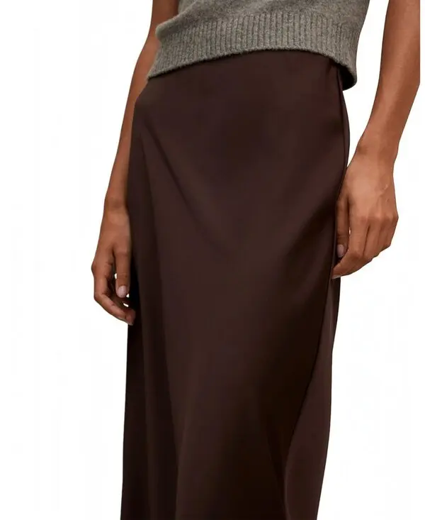 EVER NEW Sally Satin Slip Skirt