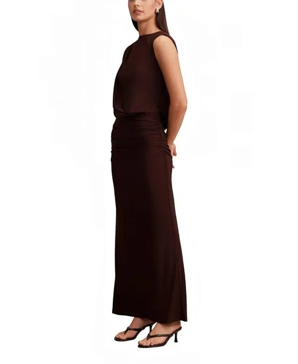 EVER NEW Leni Draped Backless Dress