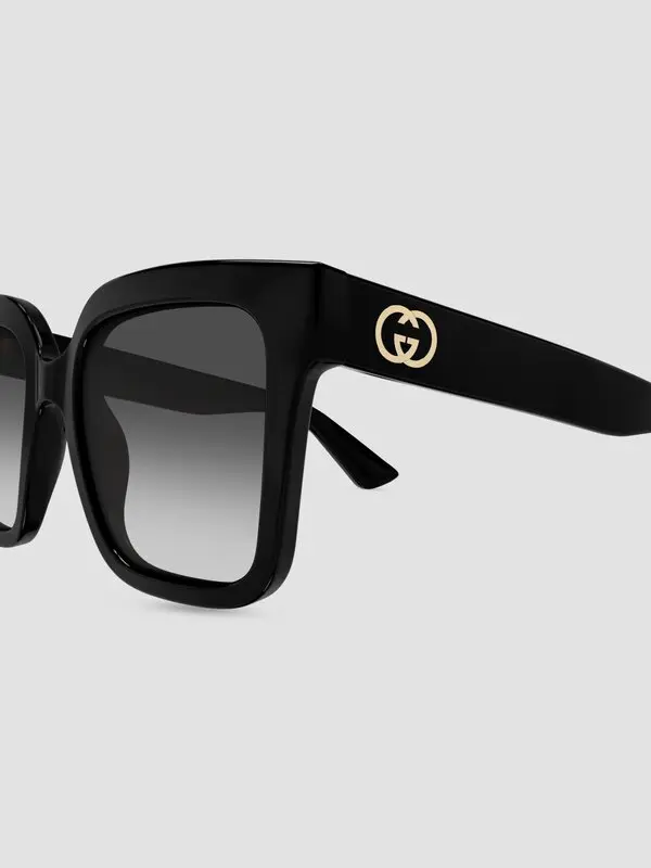 Gucci Interlocking G Gg2190s Minimal Squared Injection Sunglasses