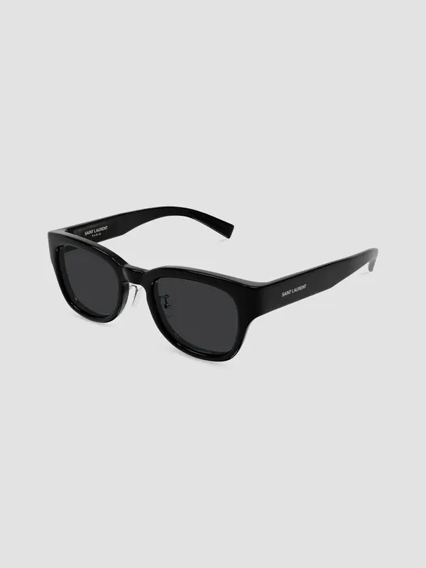 Saint Laurent Squared Injection Sunglasses - Black