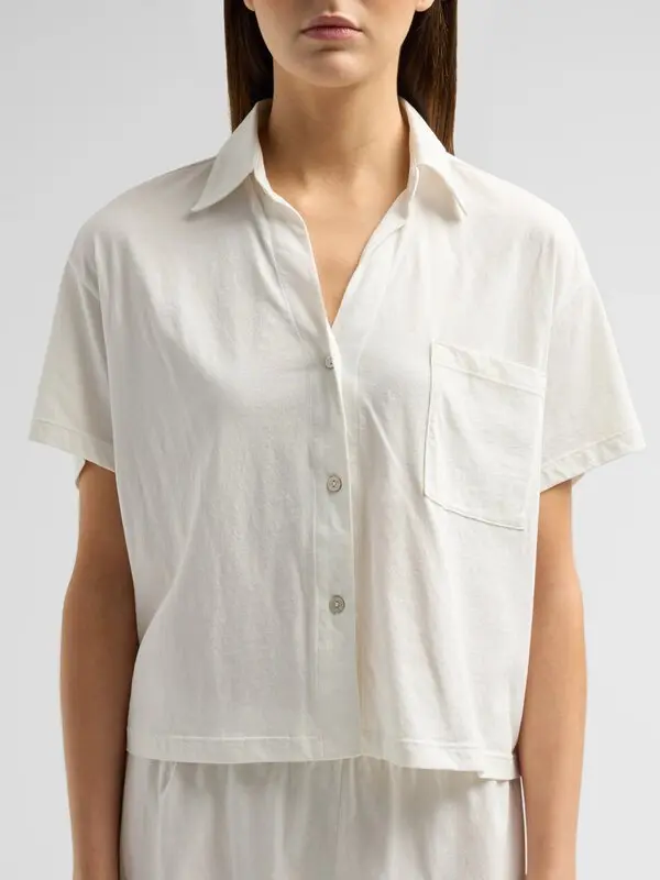 Eberjey Pima Cotton Short Pajama Set