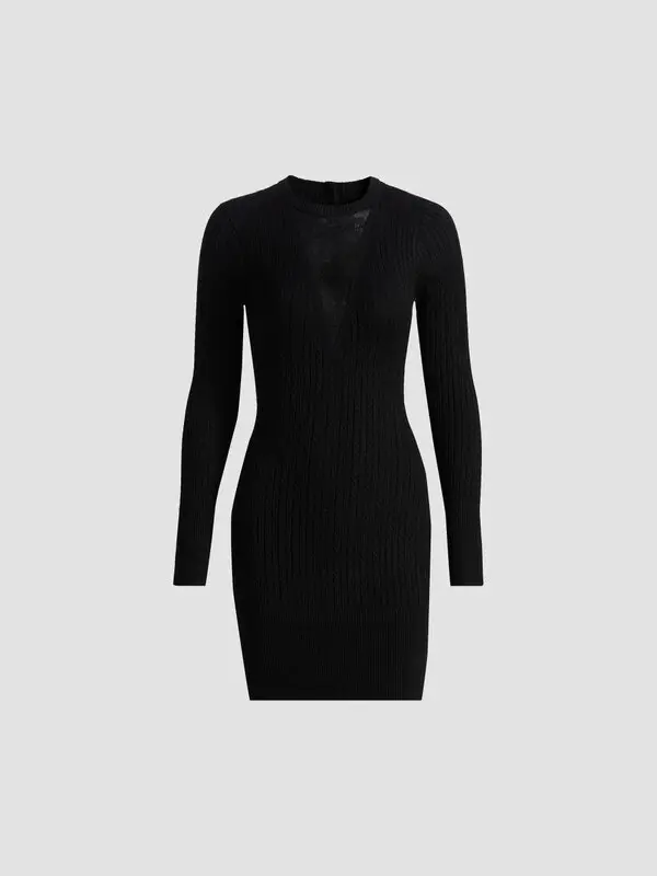 FLEUR DU MAL Quinn Lace-inset Minidress