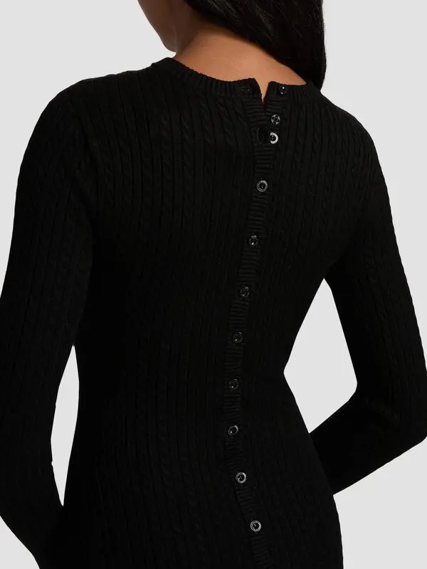 FLEUR DU MAL Quinn Lace-inset Minidress