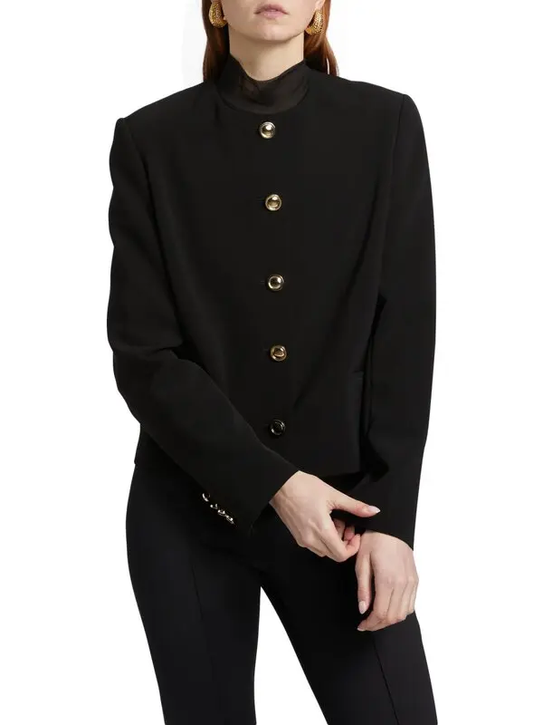 Rosetta Getty Tailored Crewneck Jacket