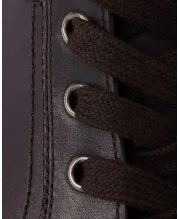 Prada Lace-up Leather And Re-nylon Booties - Brown