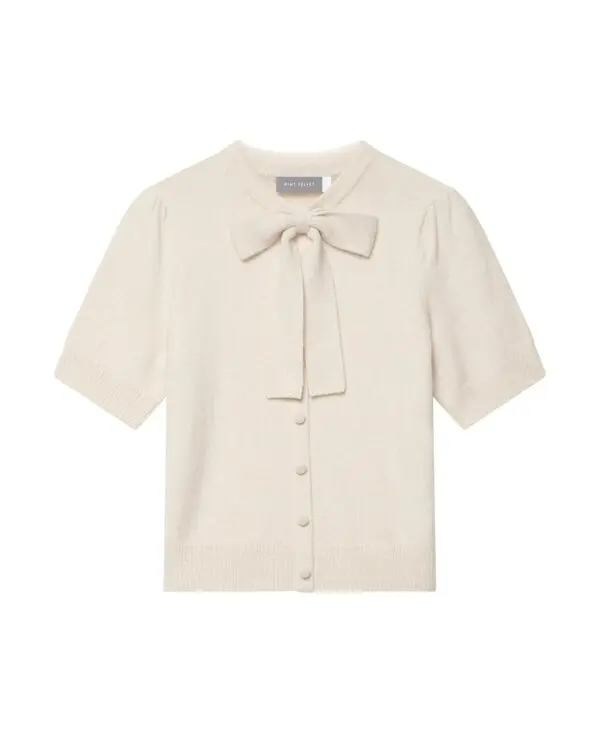 Mint Velvet Bow Detail Knit Top