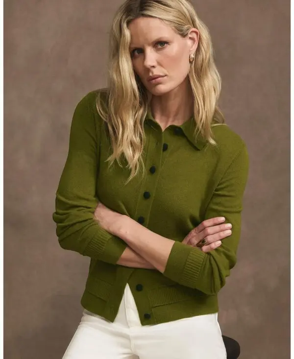 Mint Velvet Long Sleeve Cotton Blend Knit Top