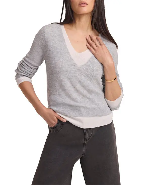 Mint Velvet Layered Detail Knit Top