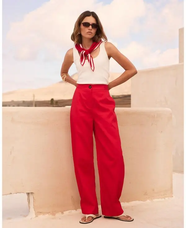 Mint Velvet Wide Leg Utility Trousers