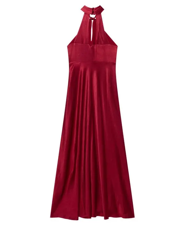Mint Velvet Satin Halter Midi Dress