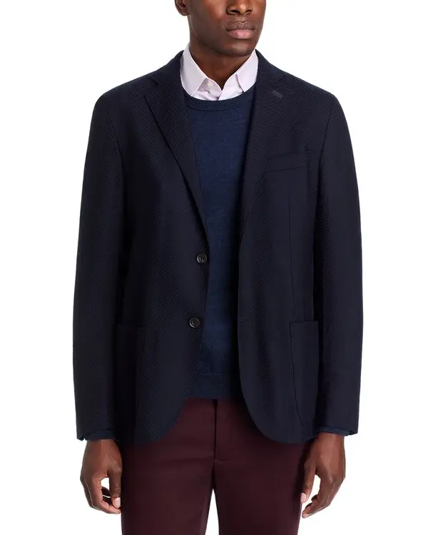 Corneliani Wool Blend Twill Id Jacket & Removable Bib