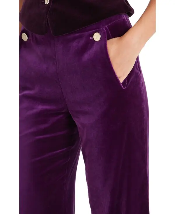 TEMPERLEY LONDON Clove Velvet Waisted Trousers