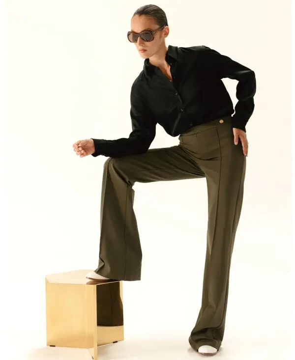 CALLAS MILANO Glennis Flare Pant - Olive