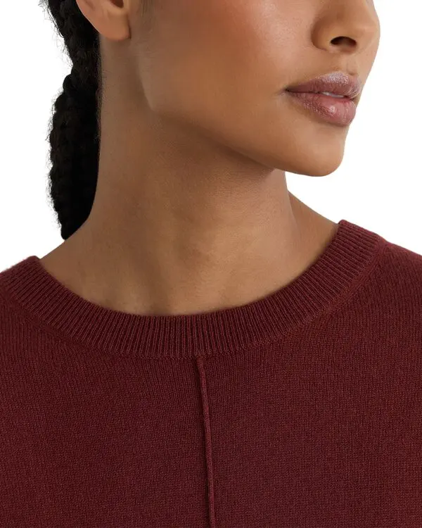 REISS Colette Reverse Seam Dropped Shoulder Sweater