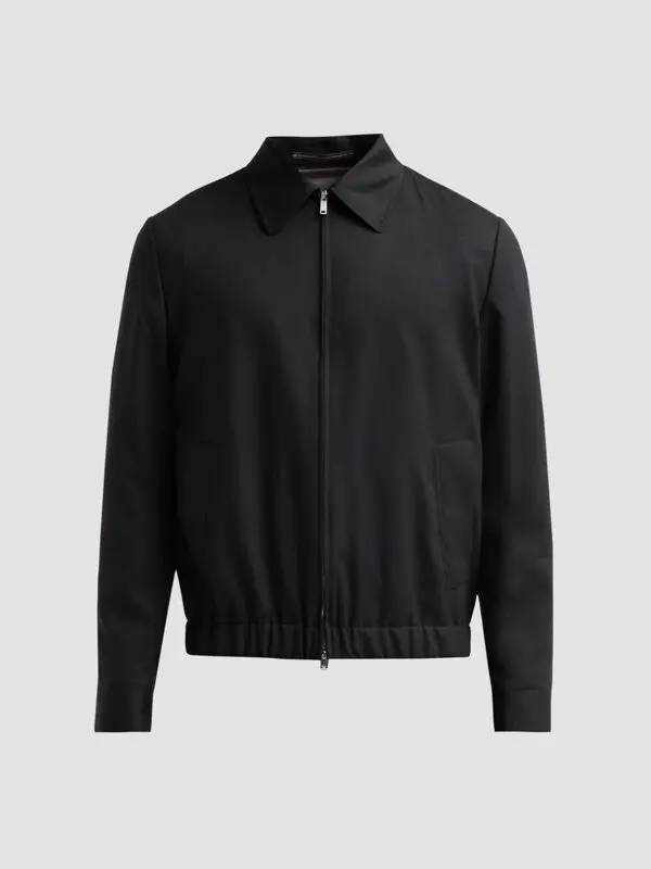 SLOWEAR Teckno Sartorial Wool-silk Jacket - Black