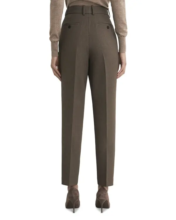 REISS Gabi Slim Creased Pants