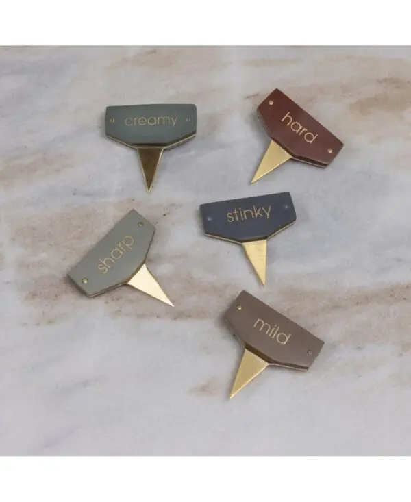 BE HOME Billie Cheese Markers, Set Of 5