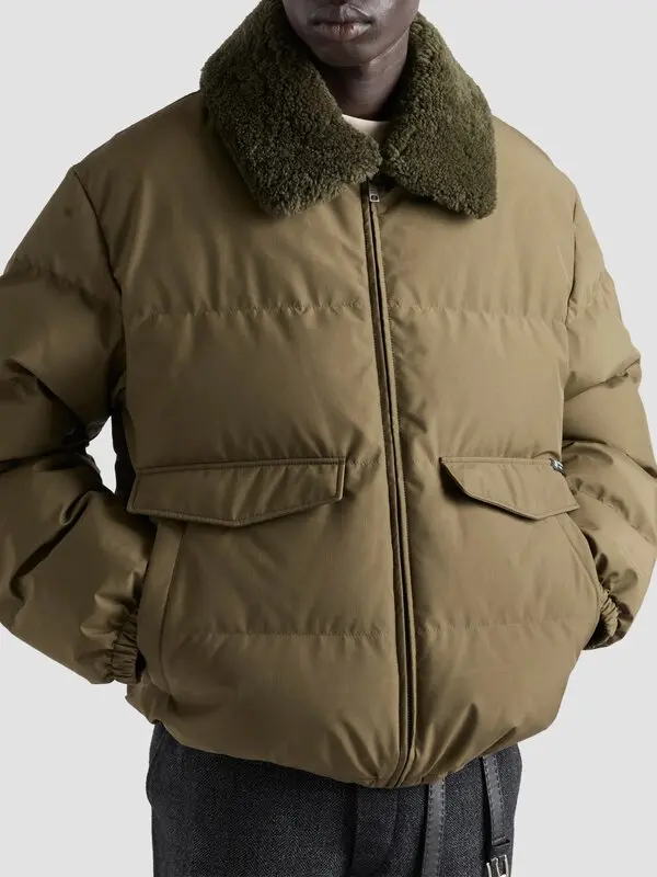Prada Weight Technical Fabric Down Jacket