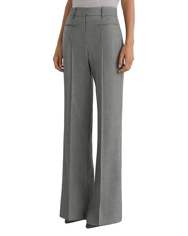 REISS Rosaria Petite Flare Leg Pants