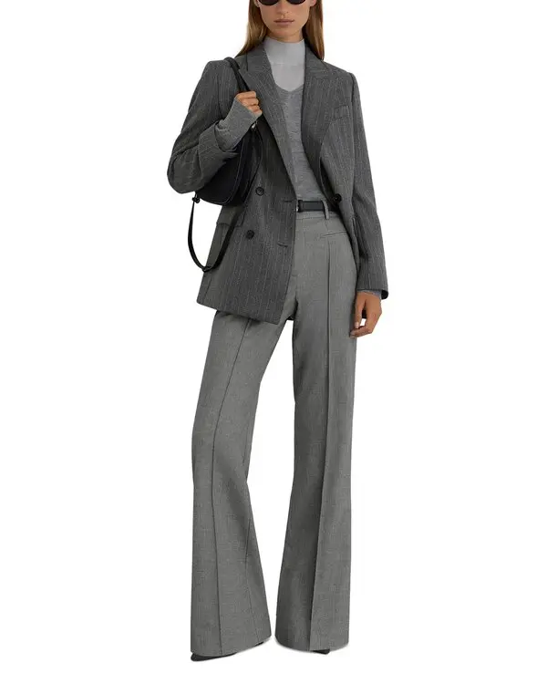 REISS Rosaria Petite Flare Leg Pants
