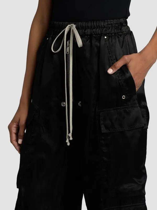 Rick Owens Cargobelas Wide-leg Cargo Pants